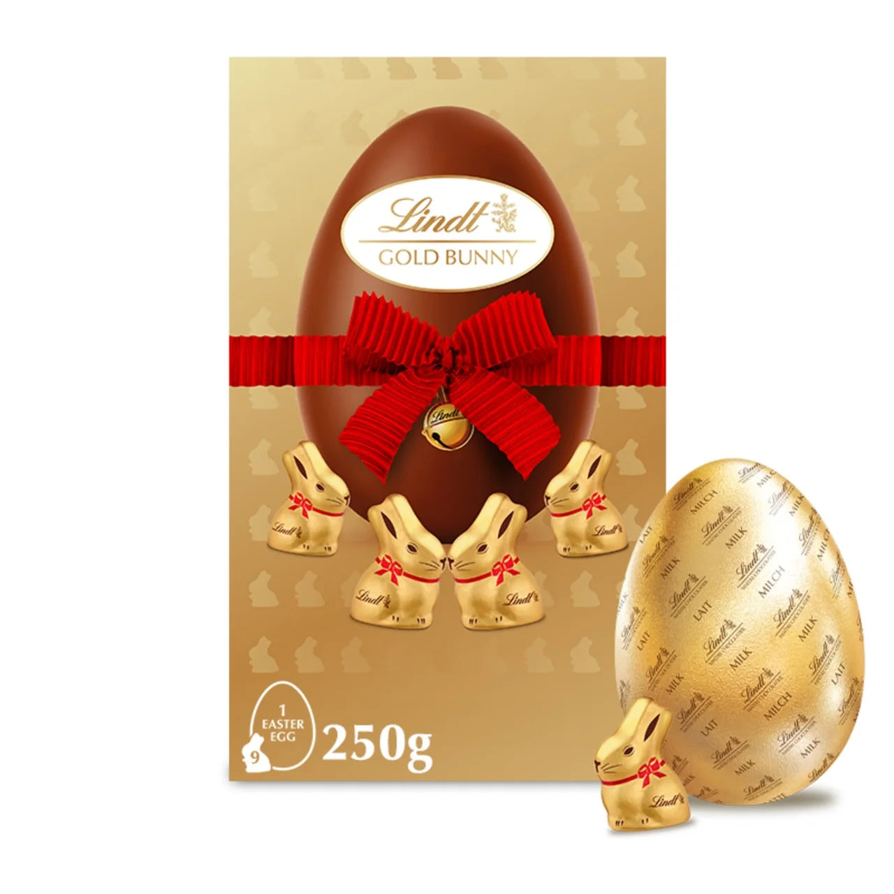 Lindt Gold Bunny Milk Chocolate Easter Egg 250g